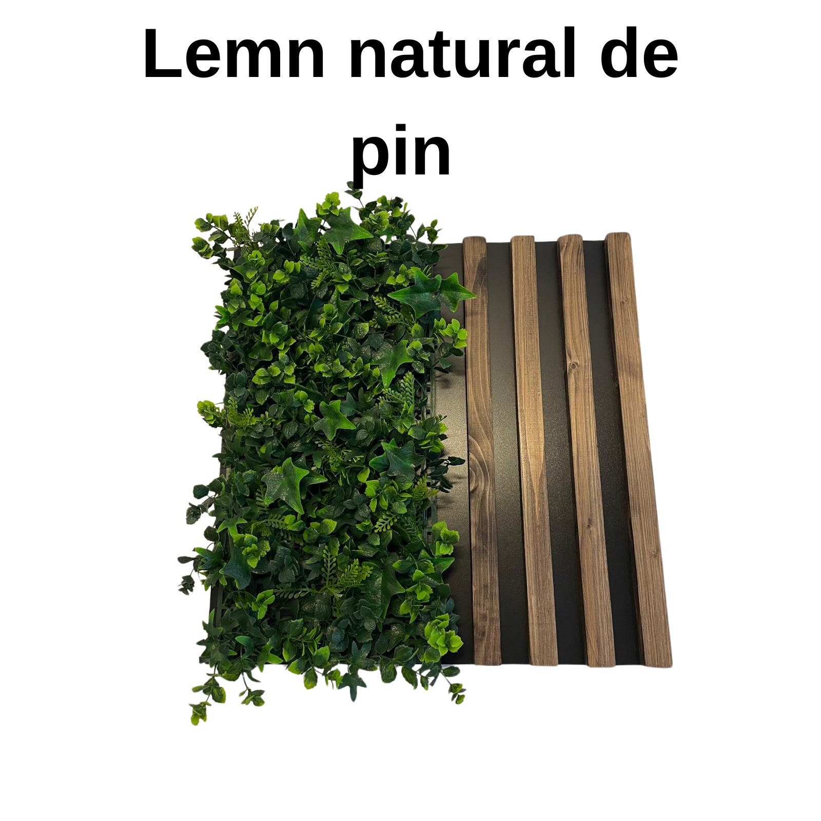 Panou decorativ Mobleto® verdeata, MDF, 50x50CM, Riflaj din Lemn, Panou ...