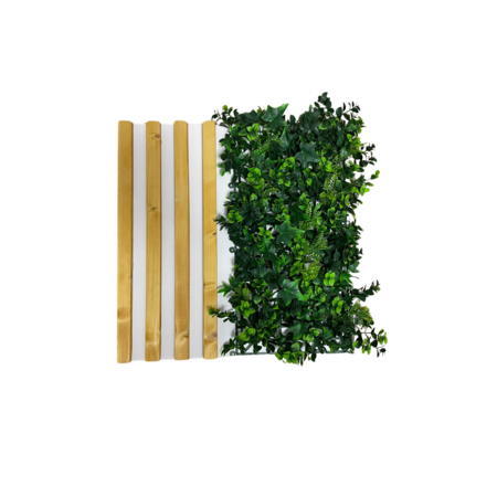 Panou decorativ Mobleto® verdeata, MDF, 50x50CM, Riflaj din Lemn, Panou ...