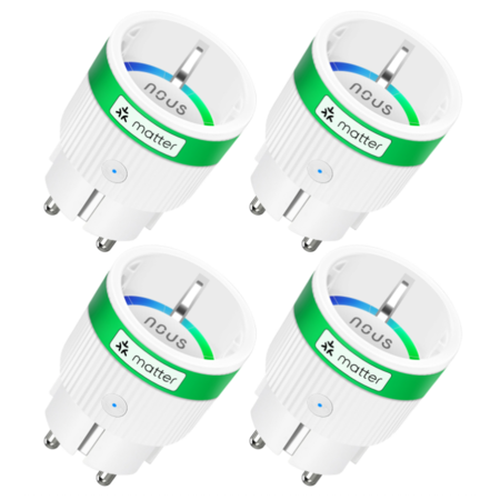 Set 4 prize inteligente NOUS A8M, Wi-Fi, matter, 16A, Monitorizare ...