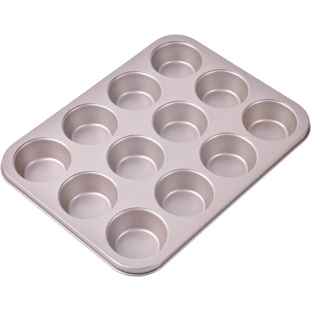 Tava Premium pentru Briose cu 12 Cavitati – Tava Antiaderenta pentru ...