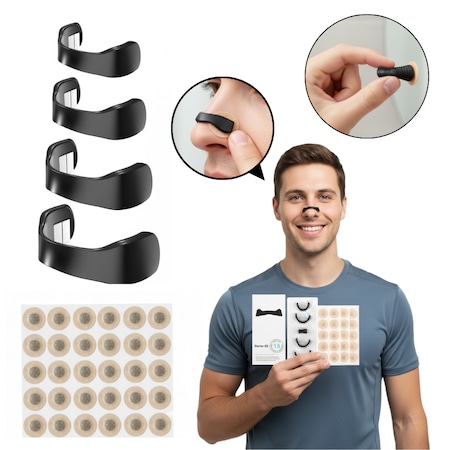 Set dilatator nazal anti-sforait si sport Salestore.ro® – 30 plasturi ...