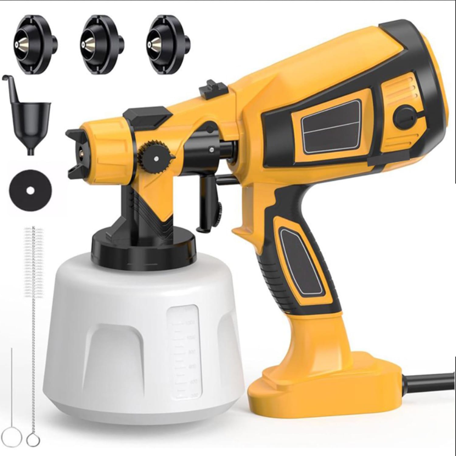 Pulverizator Vopsea Elindor®, Pistol de Vopsit Electric 800W, Pompa ...