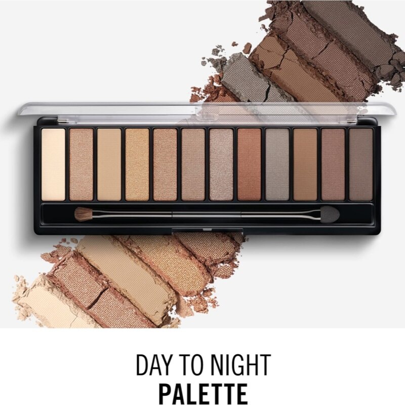 Paleta Farduri Ochi 12 Nuante Matt Satin, Pigmentare Profesionala 24H ...