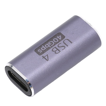 Adaptor Type C Femela la Femela, Aluminiu, 40Gbps, 6g - eMAG.ro