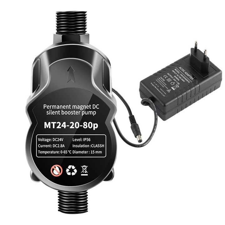 Pompa de apa cu presiune Fokelyi, automata, silentioasa, compatibila cu incalzitoare de apa ...