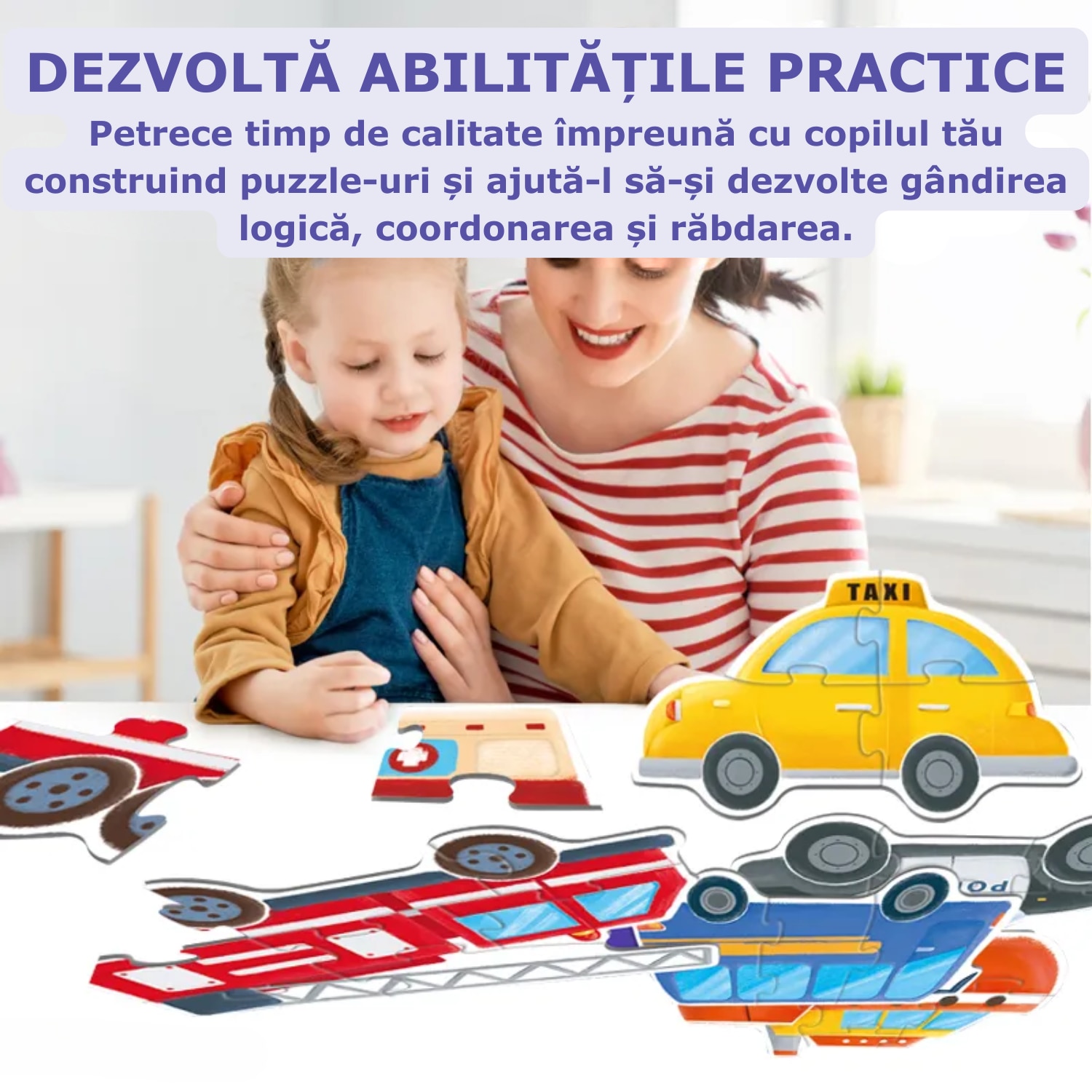 Joc Puzzle pentru copii, Simply Joy, puzzle cu 39 de piese, Mijloace de ...