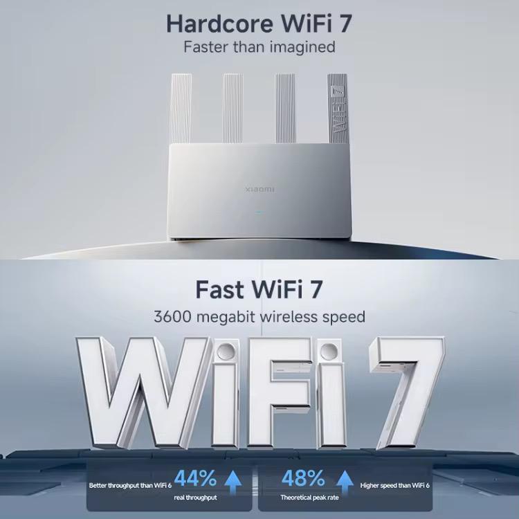 Xiaomi BE3600 Wireless Router, BE3600 Mbps, kétsávos, Wi-Fi 7, Qualcomm ...