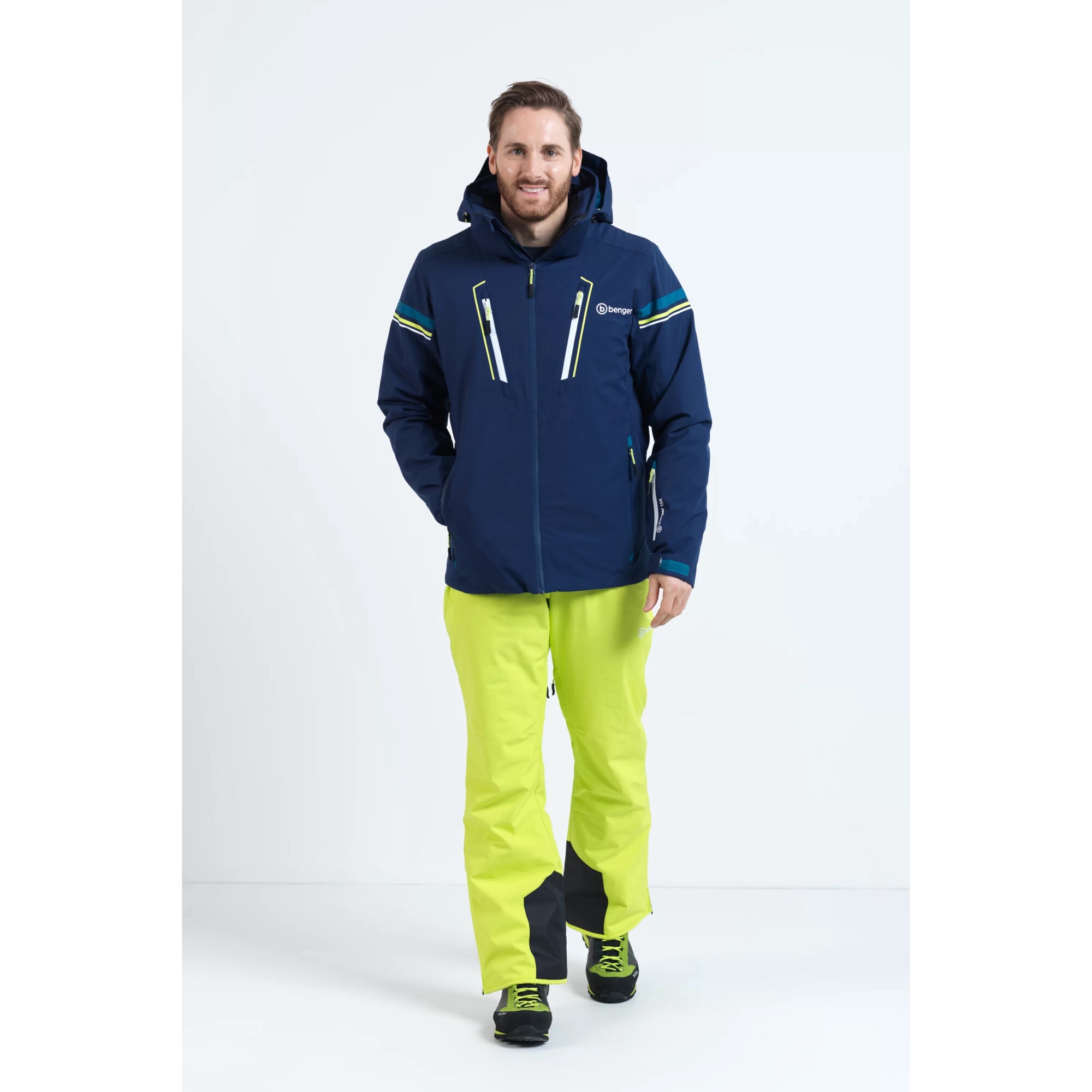 Pantaloni sport pentru barbati, Benger, Mario, Galben, M - eMAG.ro