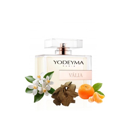 Yodeyma Valia Apa de parfum pentru femei, nuante de mandarin, flori de ...