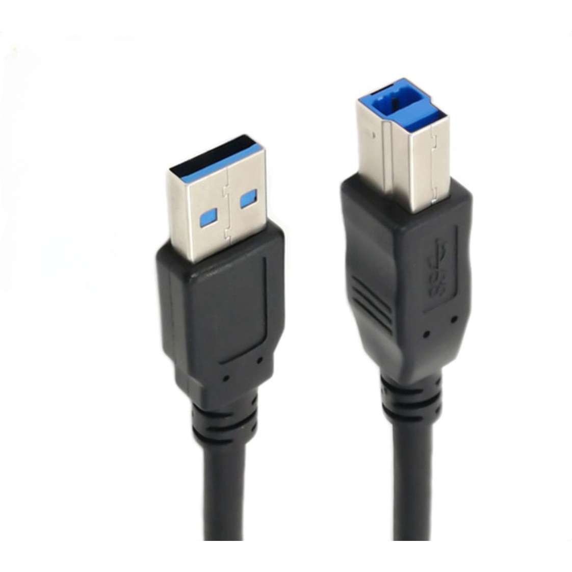 Cablu, USB-A/USB-B, USB 3.0, 3m, Negru, Cablu patrat de imprimare gura ...