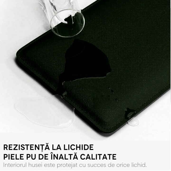 Husa pentru MacBook Pro/Air sau Laptop 13 Sleeve din piele PU premium ...