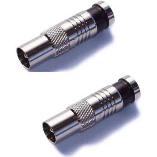 Conector (Mufa) TV tata cu compresie, 7 mm, cu garnitura cauciuc pentru cablu RG6 75 Ohm - eMAG.ro