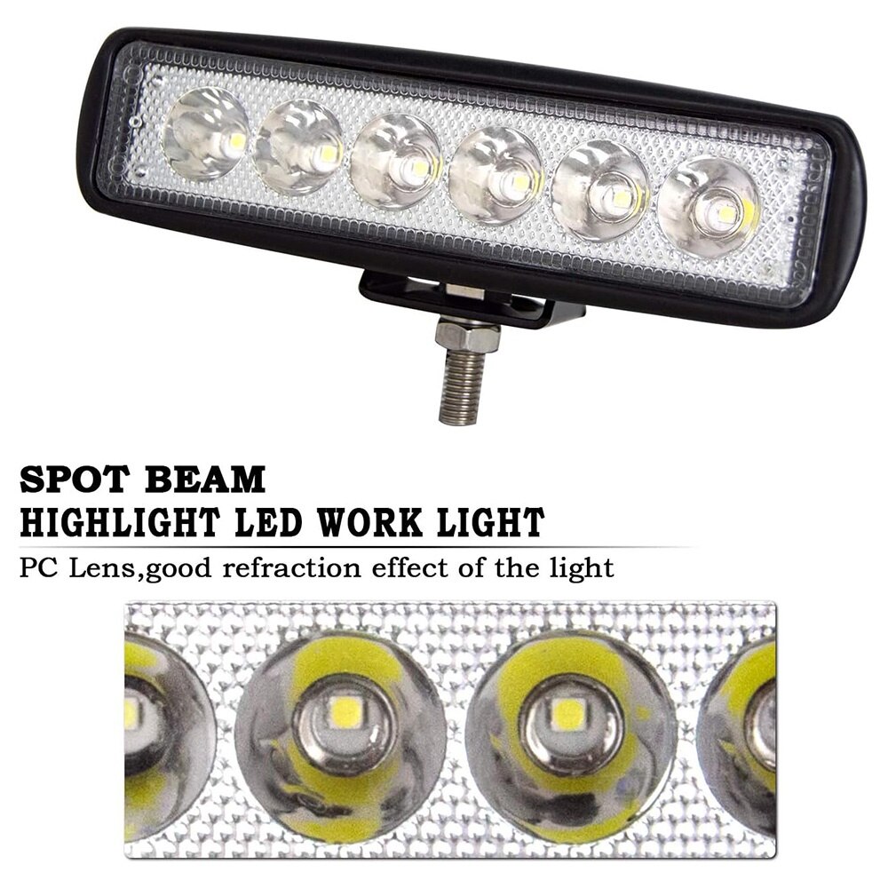 Set 4 Proiector LED Auto, Starline，Offroad Work Lights 18W 1500 Lumen ...