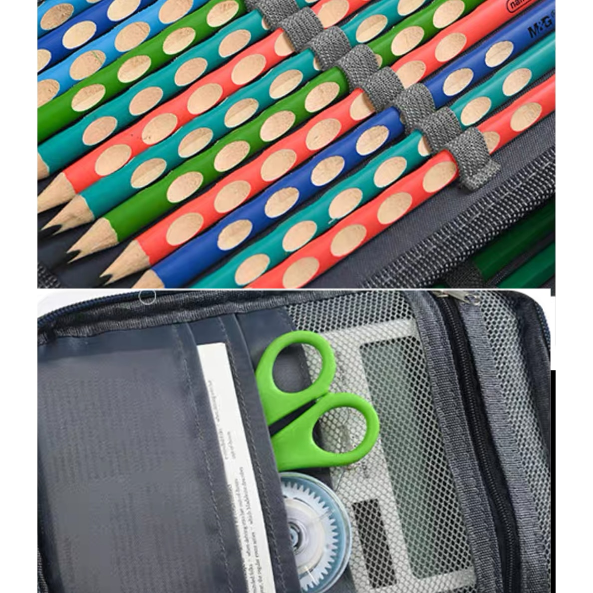 Penar multifunctional, Penar Scolar, capacitate mare, Compartiment cu 2 ...