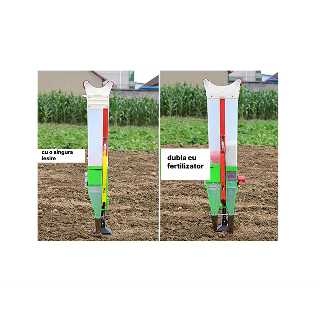 Semanatoare portabila OC Double Barrel MY-004, Seminte si Fertilizator ...