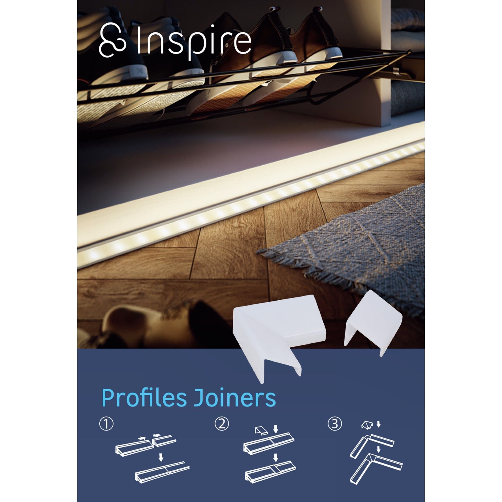 Kit profil drept si colt Joiner, plastic - eMAG.ro