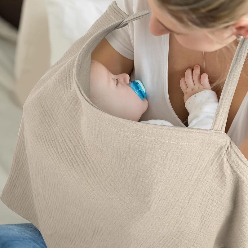 Sort pentru alaptare, Respirabil 100%, Curea reglabila, Design cu ...