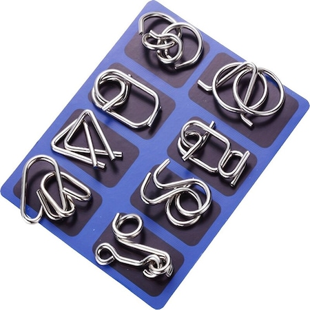 Jocuri de Inteligenta, Set Puzzle Metalic Active Minds – 8 Jocuri ...
