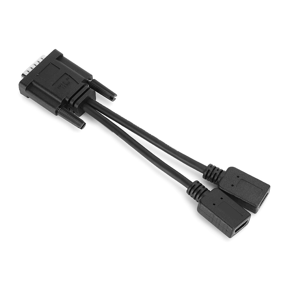 Linie de conversie placata cu aur DMS 59Pin la HDMI Dual Display Cable ...