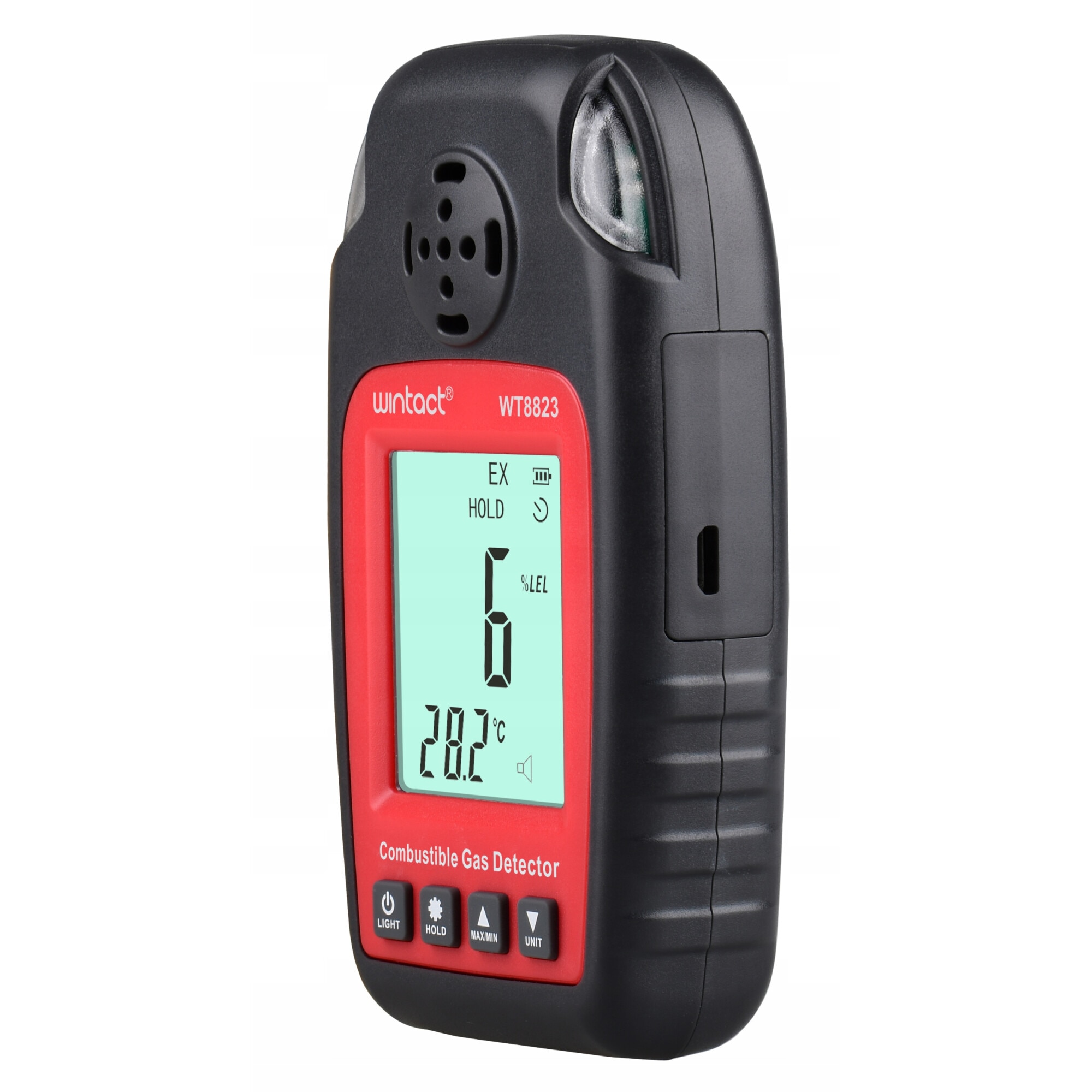 Detector scurgeri de gaz WINTACT, WT8823, portabil, 0-100% LEL, 67 ...