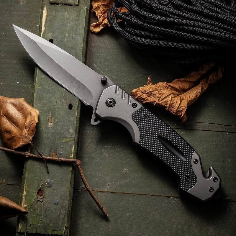 Cutit Pliabil Premium, tip Briceag, Cu Blocare Lama, pentru Camping ...