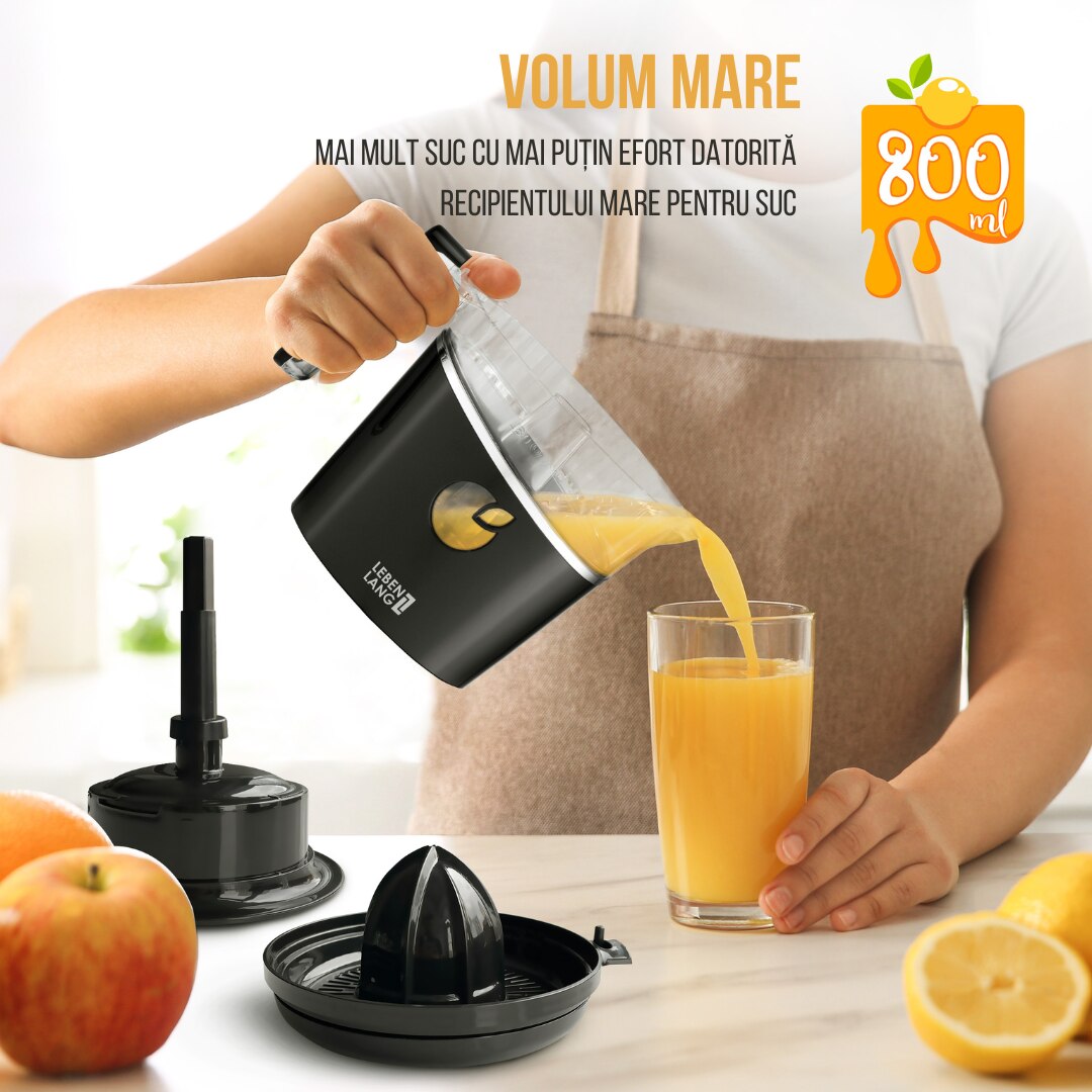 Storcator electric de fructe si legume LEBENLANG, Tehnologie START-STOP ...