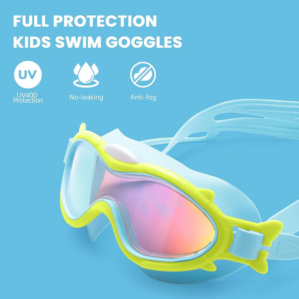 Set Ochelari de Inot/Boneta pentru Copii, Chinoutton, Protectie UV ...
