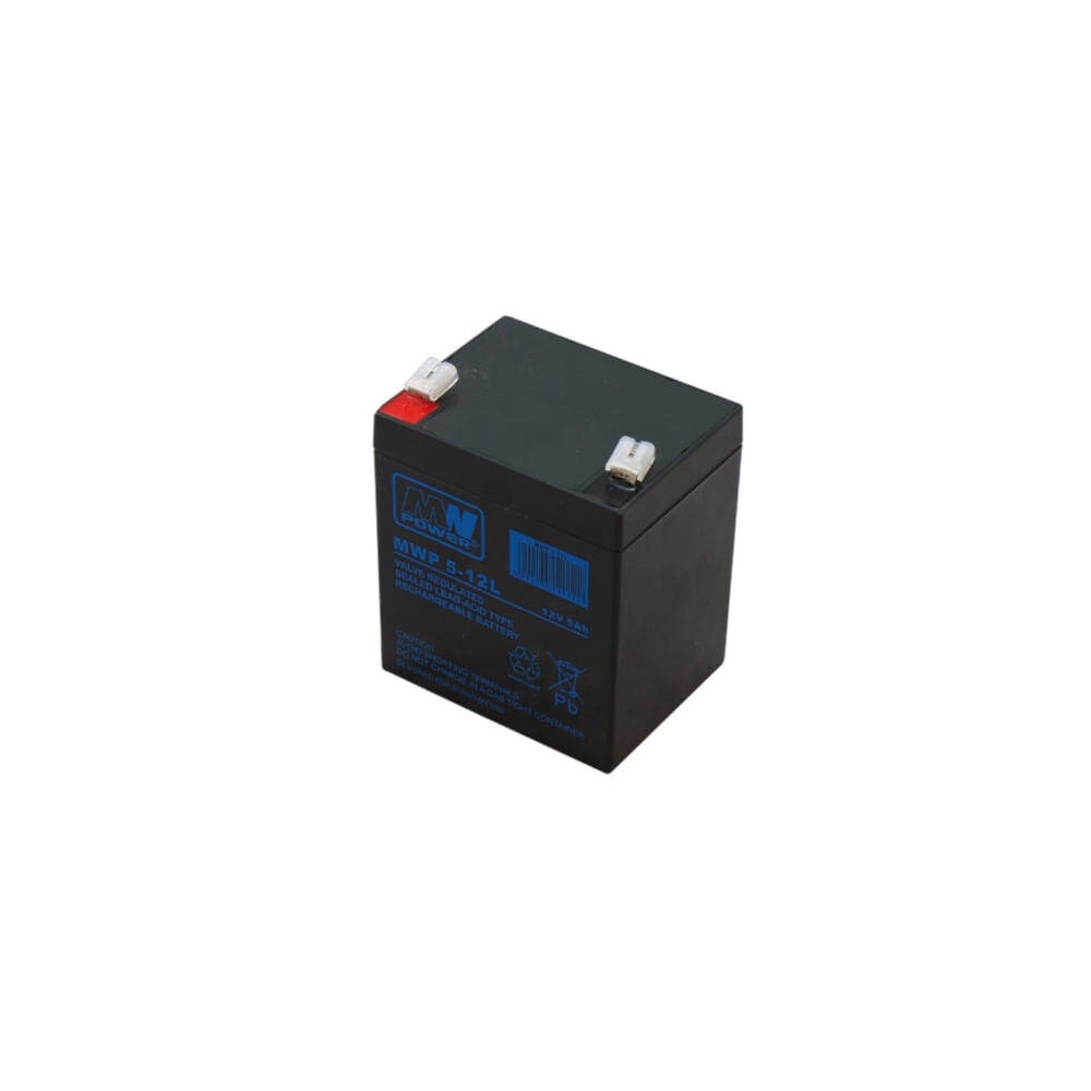Акумулатор MW Power 5-12L, 12V-5Ah, VRLA технология, 90x70x101mm - eMAG.bg