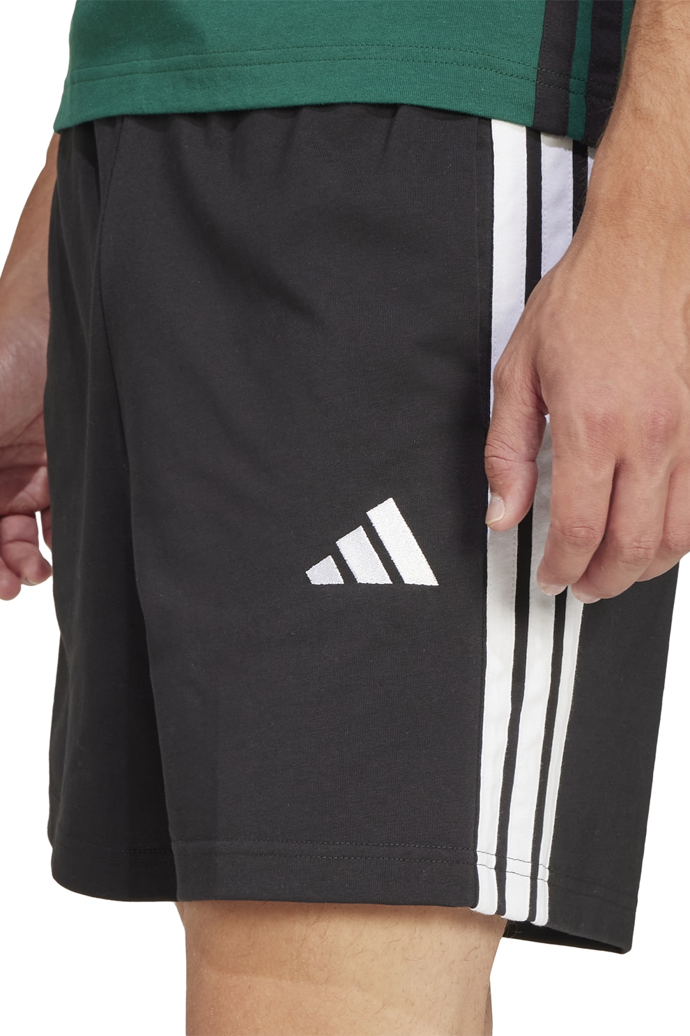 adidas Sportswear, Bermude cu logo, Alb, Negru, M - eMAG.ro