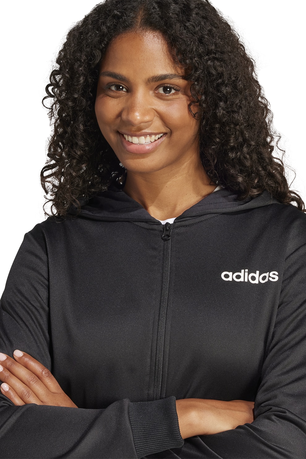 adidas Sportswear, Trening cu detalii logo, Negru, L - eMAG.ro