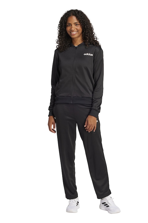 adidas Sportswear, Trening cu detalii logo, Negru, L - eMAG.ro