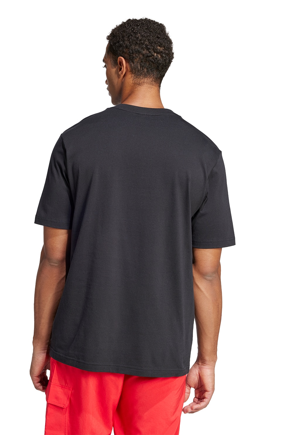 adidas Sportswear, Tricou cu logo pe piept si decolteu la baza gatului ...