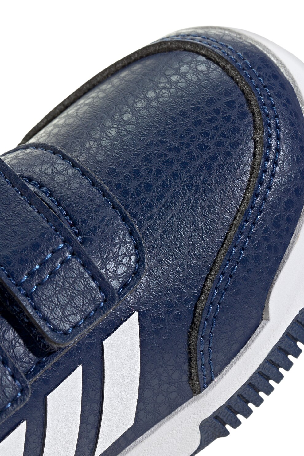 adidas Sportswear, Pantofi sportTensaur 2.0 cu velcro, Alb, Albastru inchis, Caramiziu, 27 EU ...