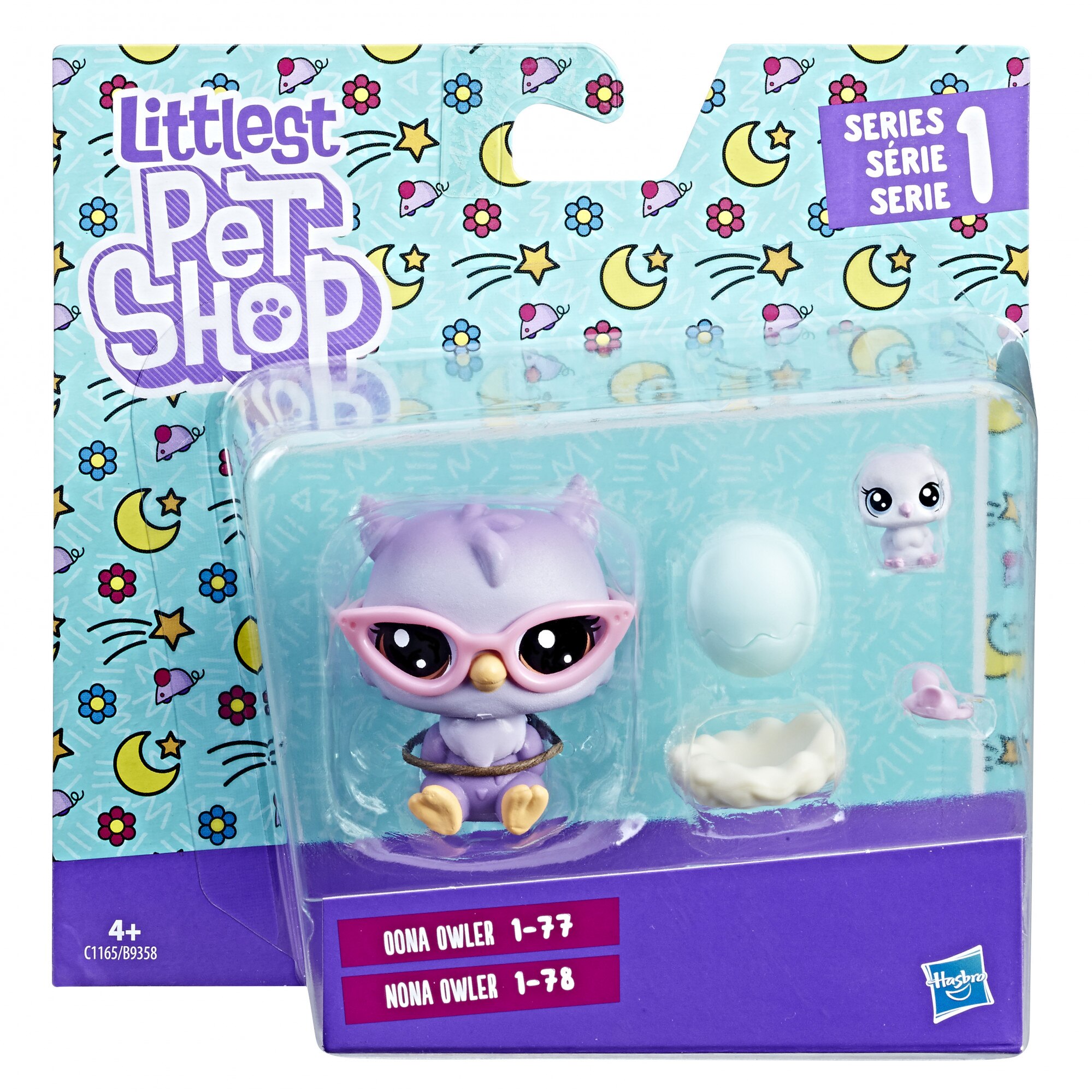 Set figurine Littlest Pet Shop, Animalut cu puiut, Owls - eMAG.ro