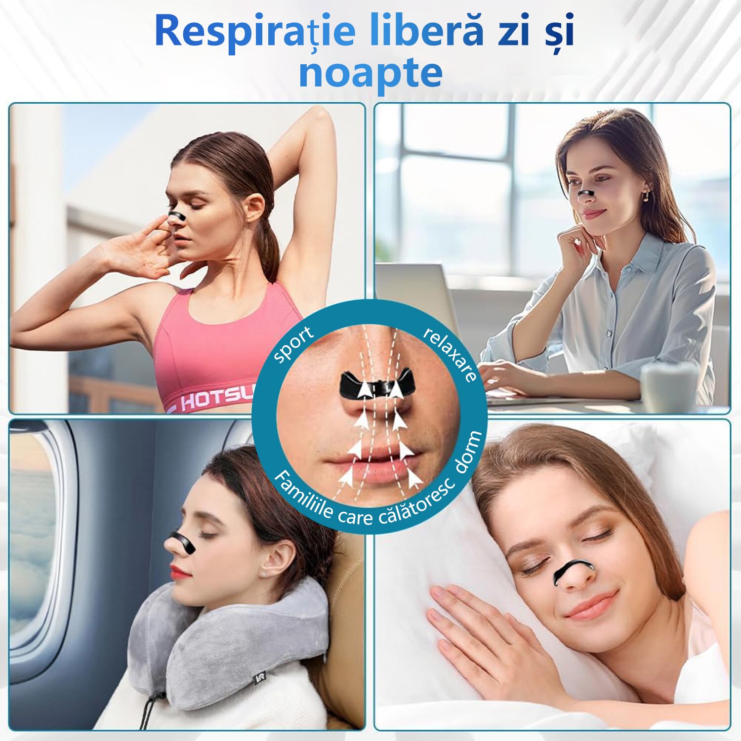 Dispozitiv anti-sforait, opreste sforaitul, creste capacitatea de ...