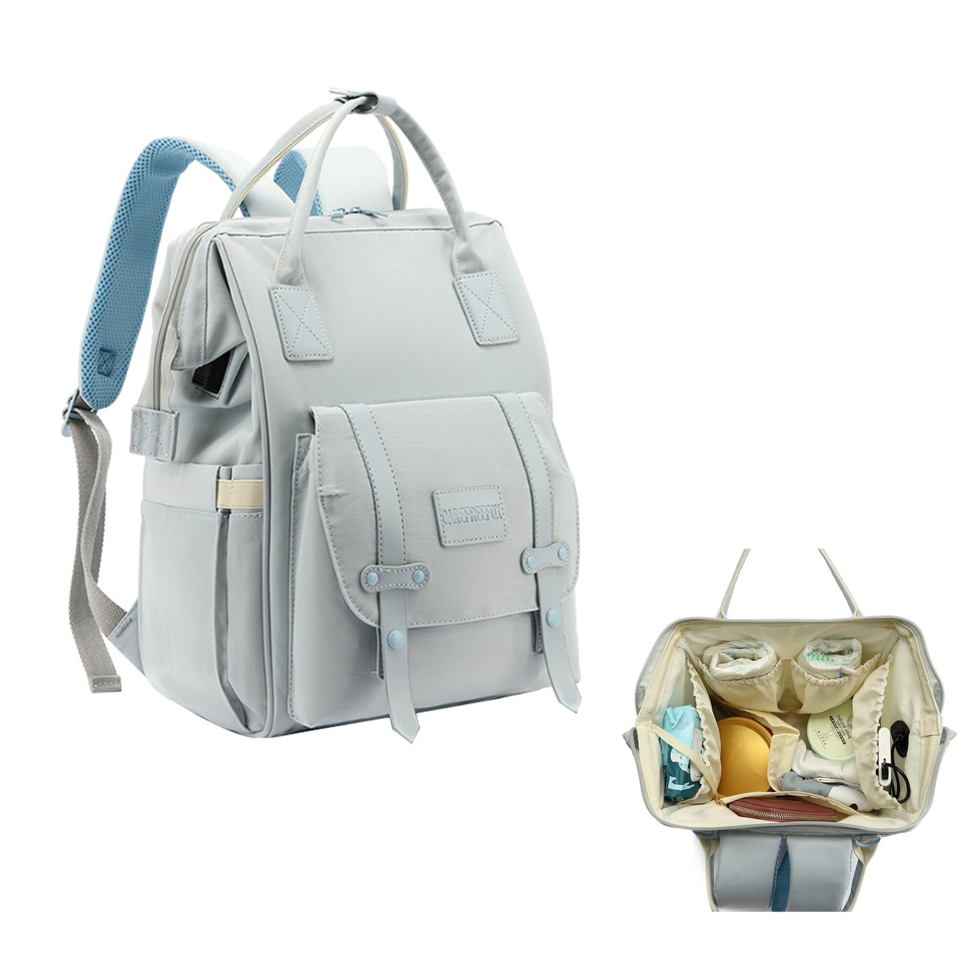 Rucsac multifunctional, Yulinland®, pentru mamici si bebelusi ...