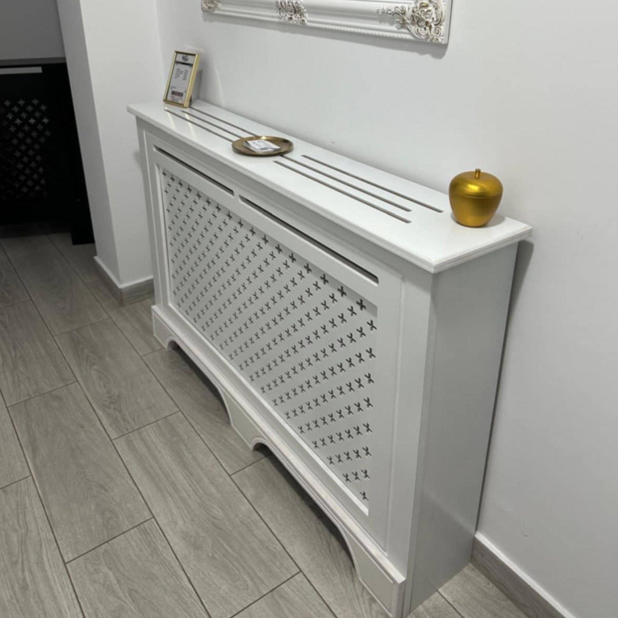 Masca calorifer mdf alb, Mos2513a, 90x83x19 cm - eMAG.ro