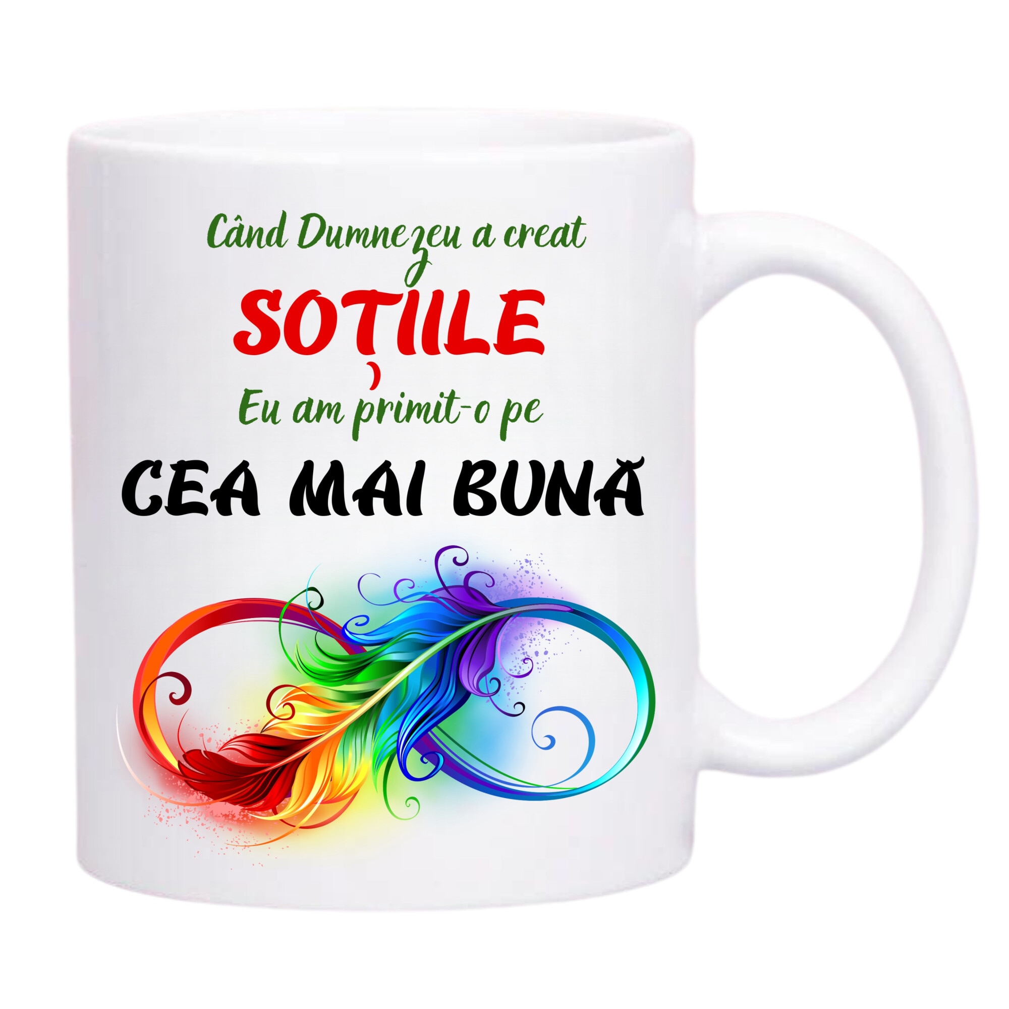 Cana personalizata, pentru cea mai buna sotie, imagine infinit ...