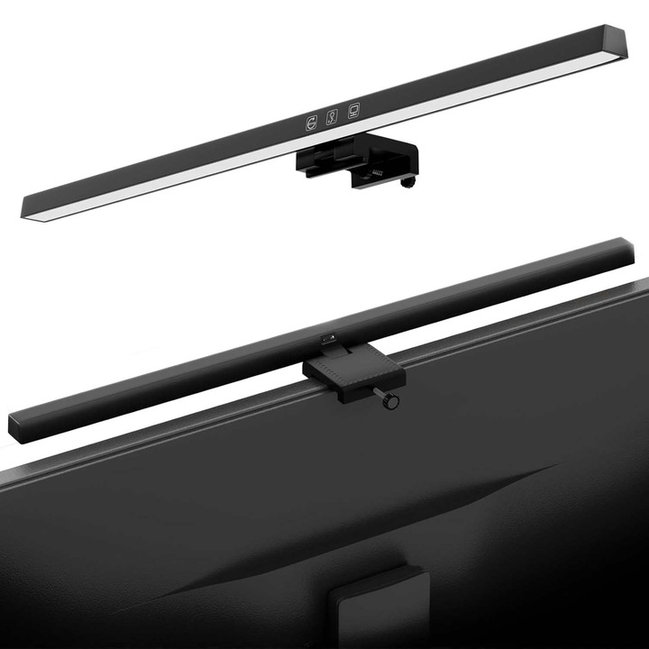 Lampa pentru monitor, 3 Culori, 5w, Protectie Pentru Ochi, control ...