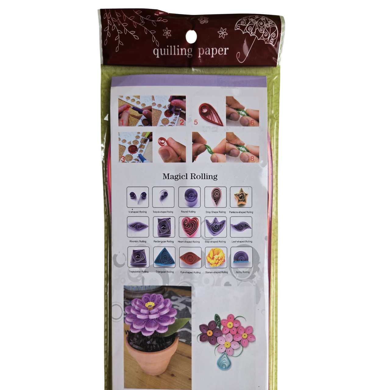 Set hartie quilling 54 cm - eMAG.ro