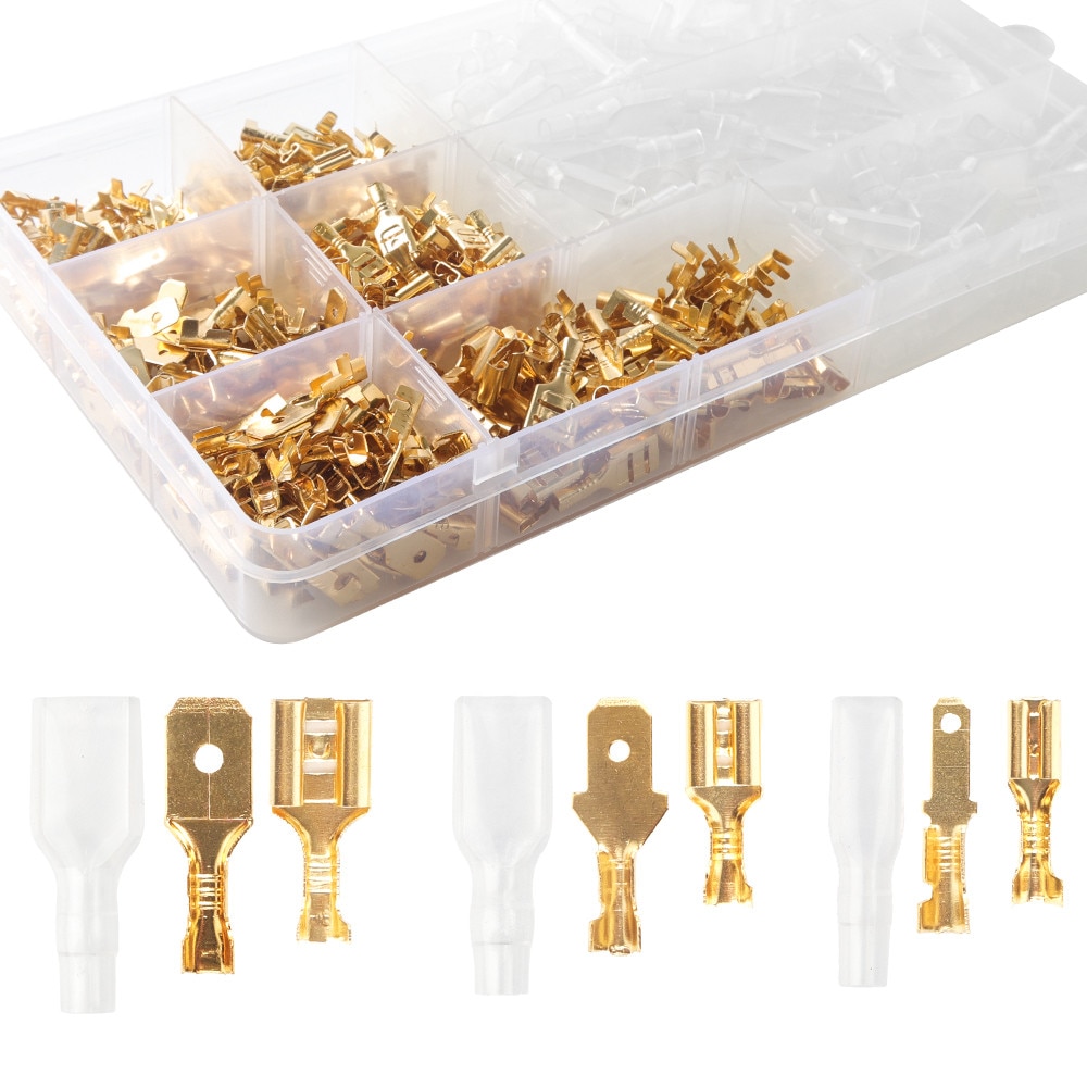 Set 480 papuci electrici, conectori electrici, JZRO, cu mansoane ...