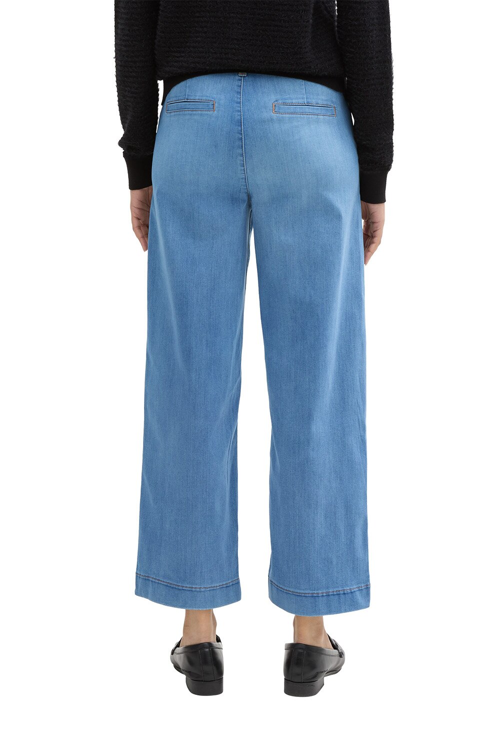 Tom Tailor, Blugi crop cu croiala ampla - eMAG.ro