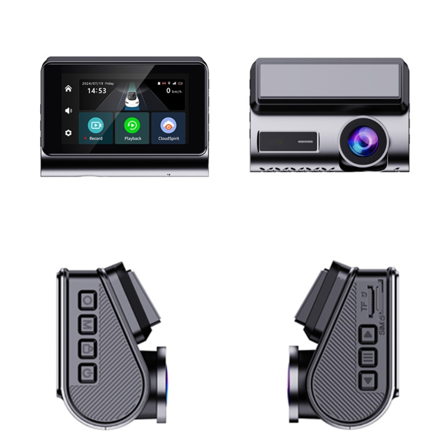 Camera video auto de bord DVR 2K, conexiune 4G cartela SIM, transmisie ...