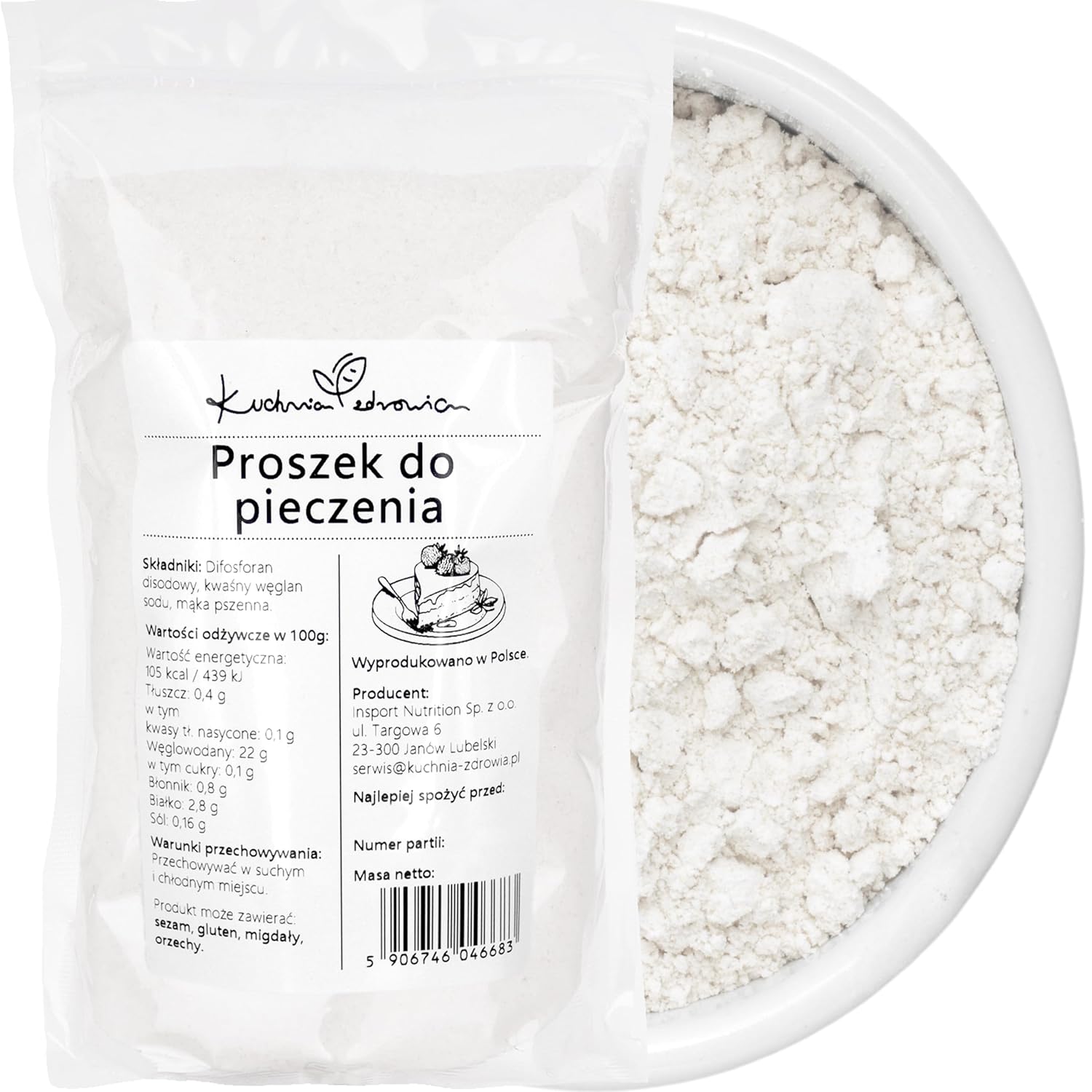 Praf de copt 1 kg pentru prajituri, torturi si coacere - eMAG.ro
