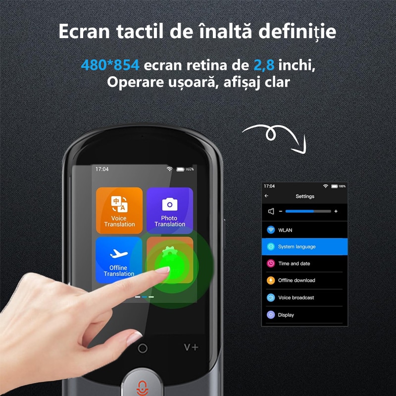 Traducator de traducere inteligenta in timp real in doua sensuri, care ...