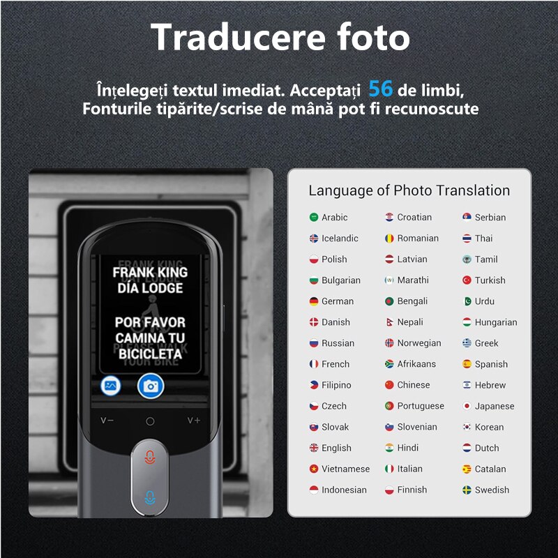 Traducator de traducere inteligenta in timp real in doua sensuri, care ...