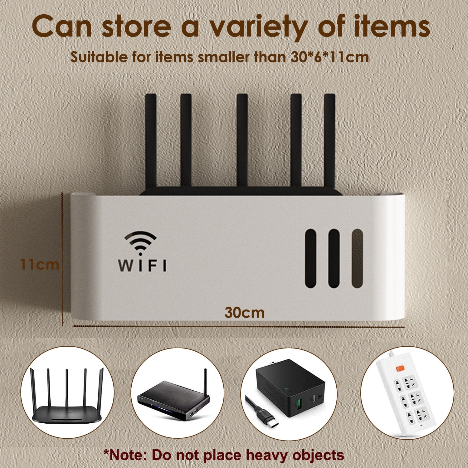 Raft Suport Router Wireless, BYONDSELF®, pentru Mascare Fire si ...