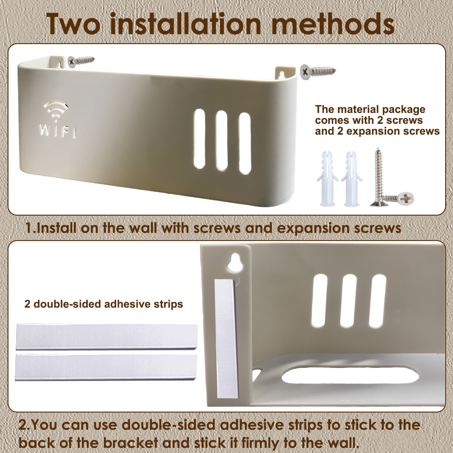 Raft Suport Router Wireless, BYONDSELF®, pentru Mascare Fire si ...