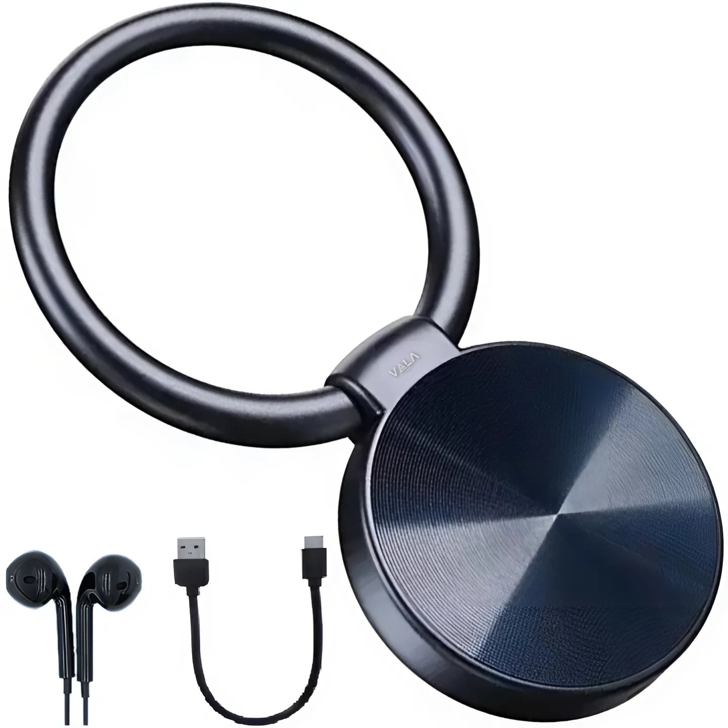 Mini Reportofon Breloc Spion Vala Tech, 32GB, 24H Inregistrare Continua ...