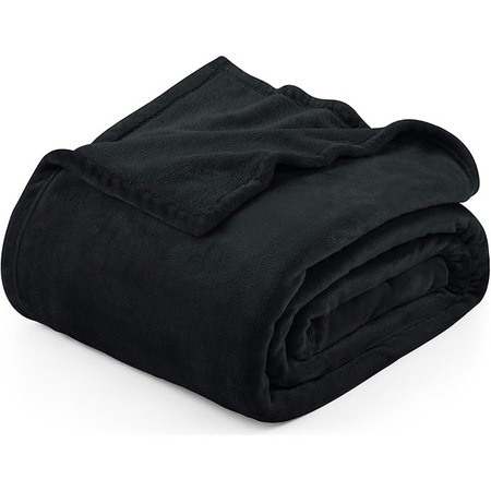 Patura Cocolino Sueva®, Negru, 300 GSM, material pufos, antistatic ...